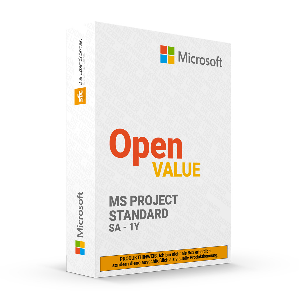 Microsoft Project Standard SA SL OVL 1/1 AP | 1008696