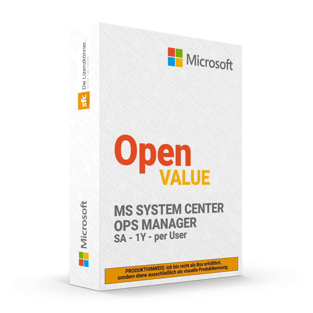 MS System Center Ops Mgr Clt Mgmt Lic SA SL OVL 1/1 AP | 1009434